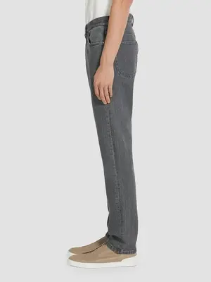 Zegna Washed Stretch Cotton Roccia Jeans