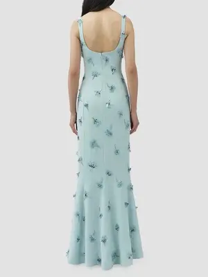 Simkhai Briella Embellished Sleeveless Gown