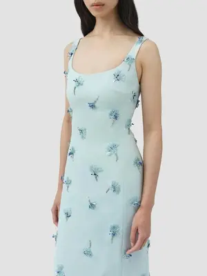 Simkhai Briella Embellished Sleeveless Gown