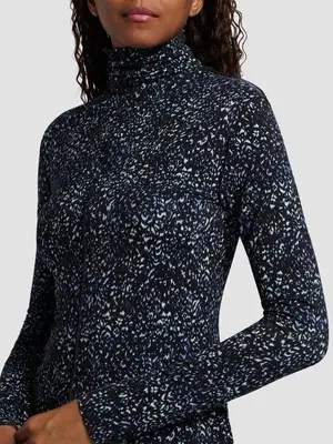 Proenza Schouler White Label Audrey Cheetah Print Top
