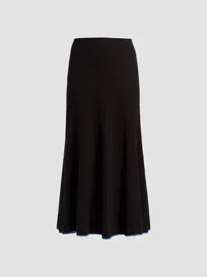 Proenza Schouler White Label Carly Souffle Knit Midi-skirt