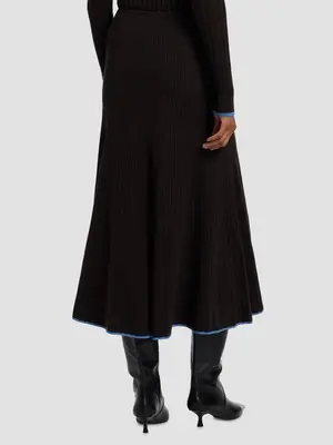 Proenza Schouler White Label Carly Souffle Knit Midi-skirt