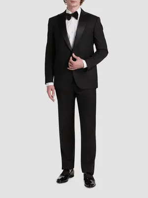 Corneliani Virgin Wool Single-breasted Tuxedo