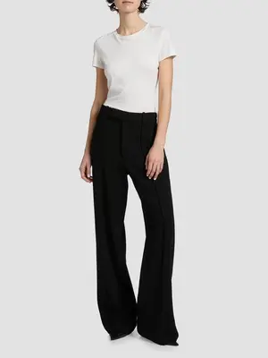 Proenza Schouler Weyes Crêpe Straight-leg Pants