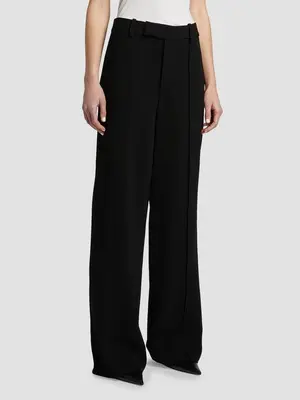 Proenza Schouler Weyes Crêpe Straight-leg Pants
