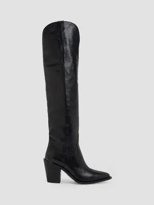 Partlow Jojo 90mm Leather Knee-high Boots - Nero