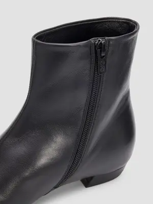 Proenza Schouler Trap Flat Leather Ankle Boots