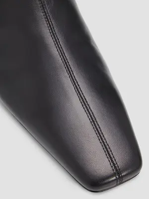 Proenza Schouler Trap Flat Leather Ankle Boots