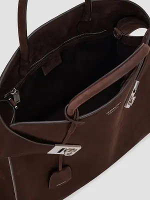 FERRAGAMO Hug Suede Tote Bag