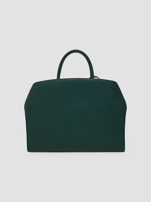 FERRAGAMO Hug Hammered Leather Tote