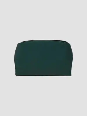 FERRAGAMO Hug Hammered Leather Crossbody Bag