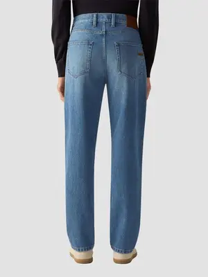 Zegna Bleached Cotton Roccia Jeans