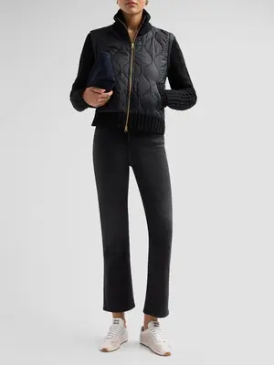 Veronica Beard Patra Quilted Wool-blend Jacket