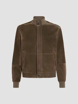 Zegna Leather Blouson Jacket