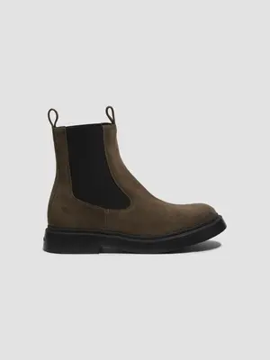Proenza Schouler Bank 25mm Suede Chelsea Boots - Bark