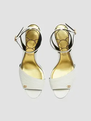 Valentino Garavani Ladycrush 85mm Sandals In Kidskin