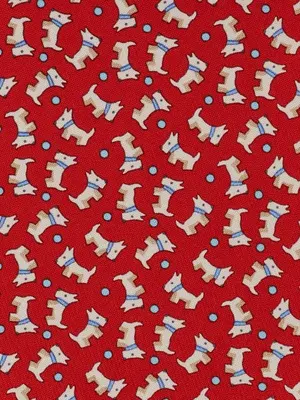 FERRAGAMO Charlie-print Silk Tie - Rosso
