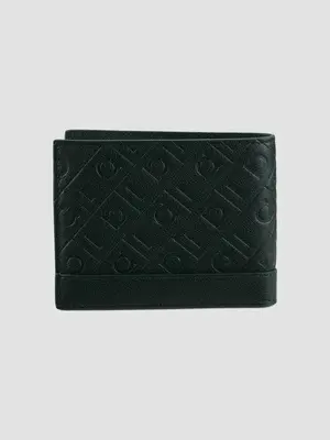 FERRAGAMO Md Embossed Gancio Bi-fold Wallet