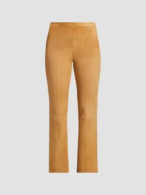 Sprwmn Ankle Flare Suede Pants
