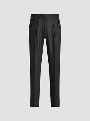Polo Ralph Lauren Pleated Wool Flannel Trousers