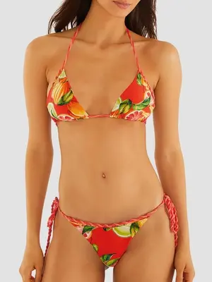 Farm Rio Fruit Tie Bikini Bottom