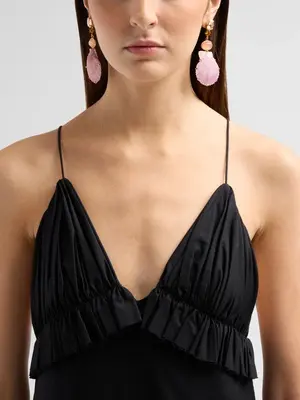 JENNIFER BEHR Adrielle 18k-gold-plated & Mixed-media Shell Drop Earrings