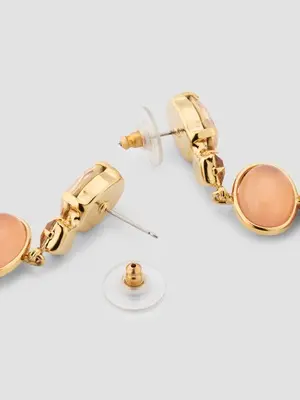 JENNIFER BEHR Adrielle 18k-gold-plated & Mixed-media Shell Drop Earrings