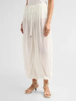 Simkhai Afton Crinkle Jersey Balloon Pants
