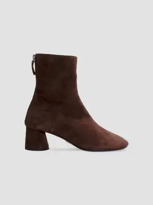 Proenza Schouler Glove 50mm Suede Ankle Boots - Chocolate