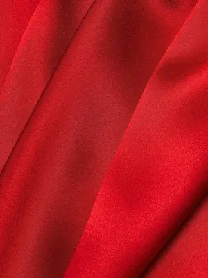 LAQUAN SMITH Satin Caftan-sleeve Gown