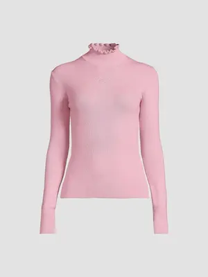 Cordova Saas Merino Wool-blend Ski Sweater - Peony