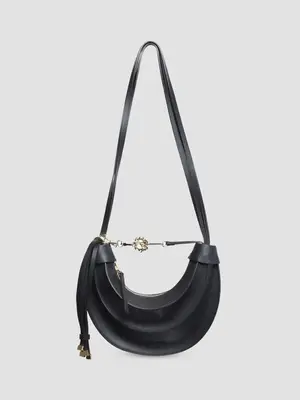 Farm Rio Leather Banana Shoulder Bag