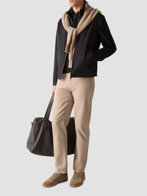 Zegna Microfiber Motorin 100cc Blouson Jacket - Black