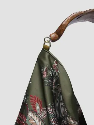 Farm Rio Scarf Large Hobo Bag