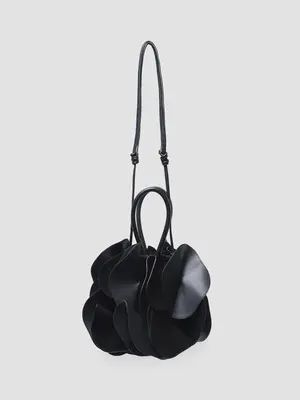 Farm Rio Leather Flower Top Handle Bag