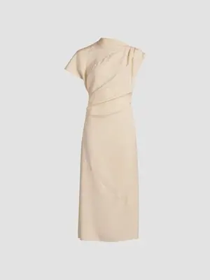 Proenza Schouler Hallie Draped Midi-dress