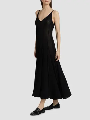 Proenza Schouler Tavia Fringe Knit Maxi Dress