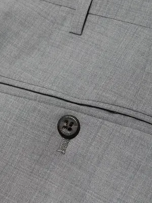 Corneliani Stretch-wool Straight-leg Pants