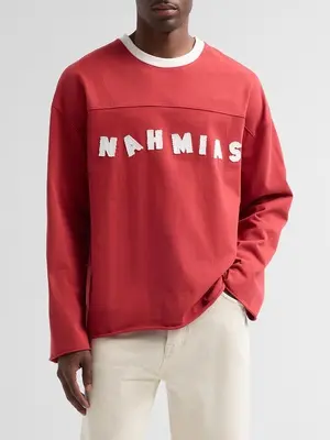 NAHMIAS Daydreaming Varsity Logo Long-sleeve Shirt
