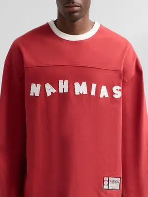 NAHMIAS Daydreaming Varsity Logo Long-sleeve Shirt