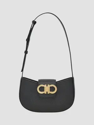 FERRAGAMO Gabry Leather Shoulder Bag