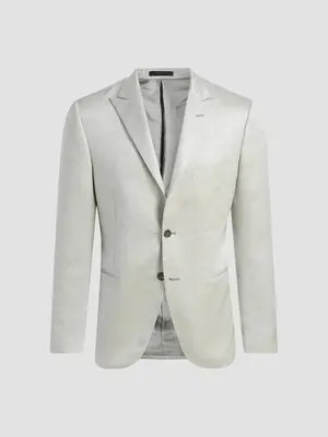 Corneliani Floral Jacquard Evening Jacket - Sage