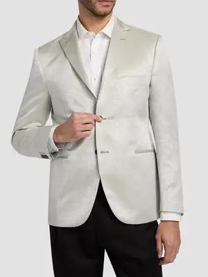 Corneliani Floral Jacquard Evening Jacket