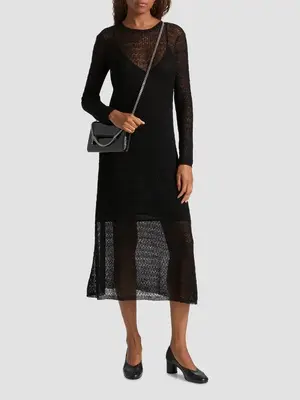 Proenza Schouler White Label Miriam Sheer Crochet Maxi Dress