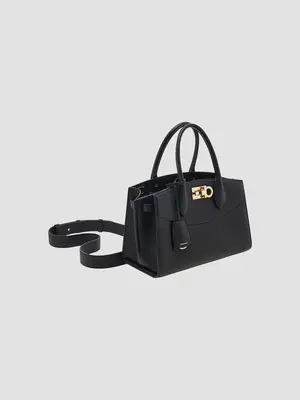 FERRAGAMO Studio Leather Satchel