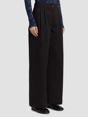 Proenza Schouler White Label Romina Pleated Straight Pants