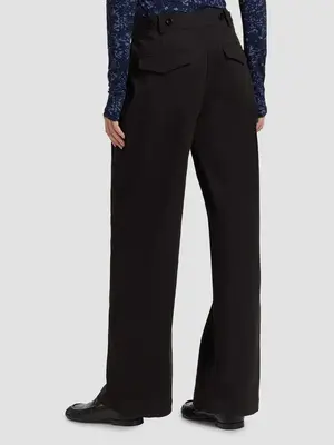 Proenza Schouler White Label Romina Pleated Straight Pants