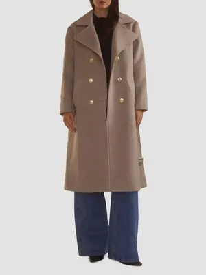 Cynthia Rowley Noa Wool-blend Coat