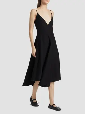 Proenza Schouler Elaine V-neck Midi-dress