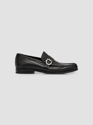 FERRAGAMO Caspian 2 Leather Moc-toe Loafers